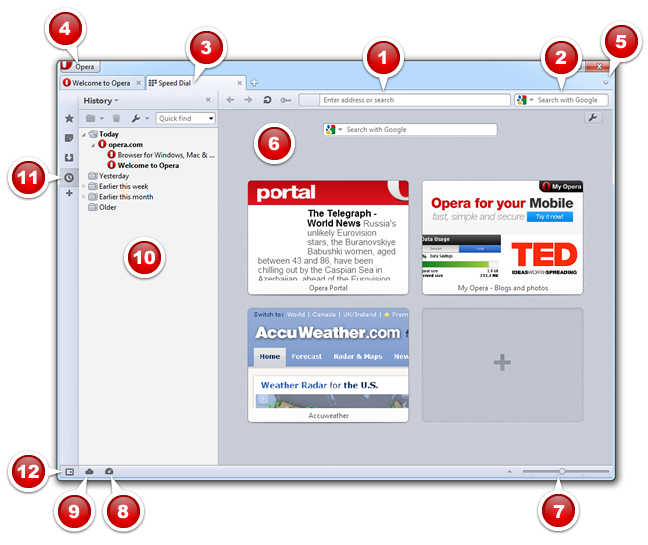 Find your way - Opera Help