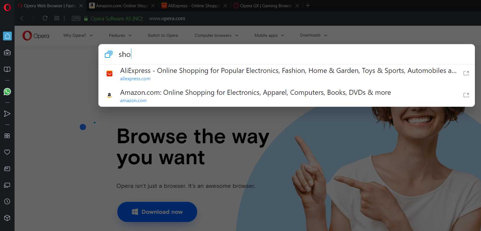 Features - Opera Help