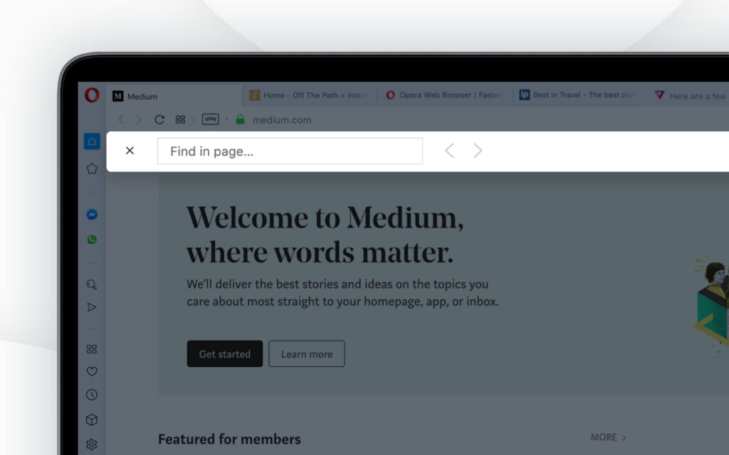 Browser window - Opera Help