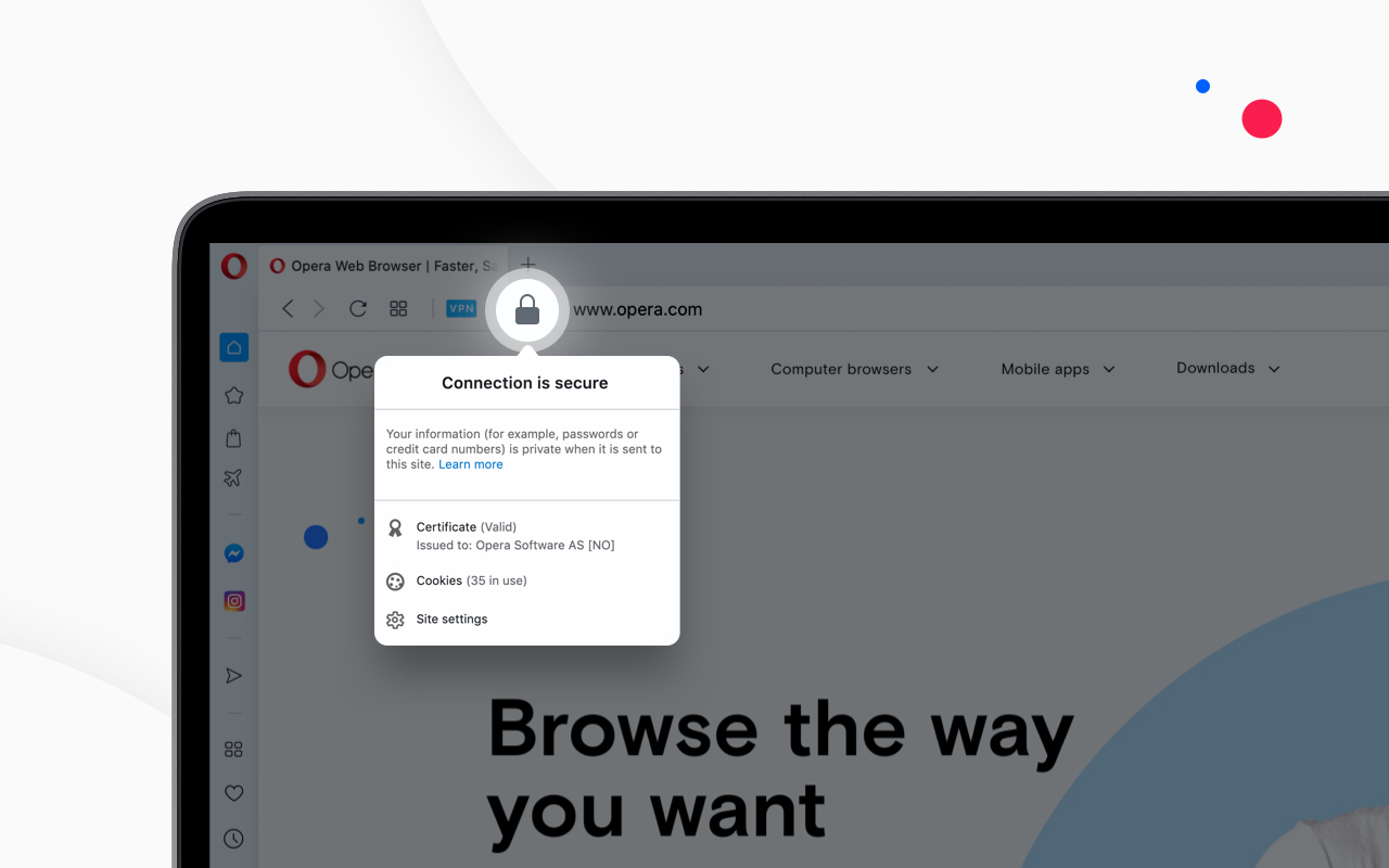 Security and privacy - Opera Help