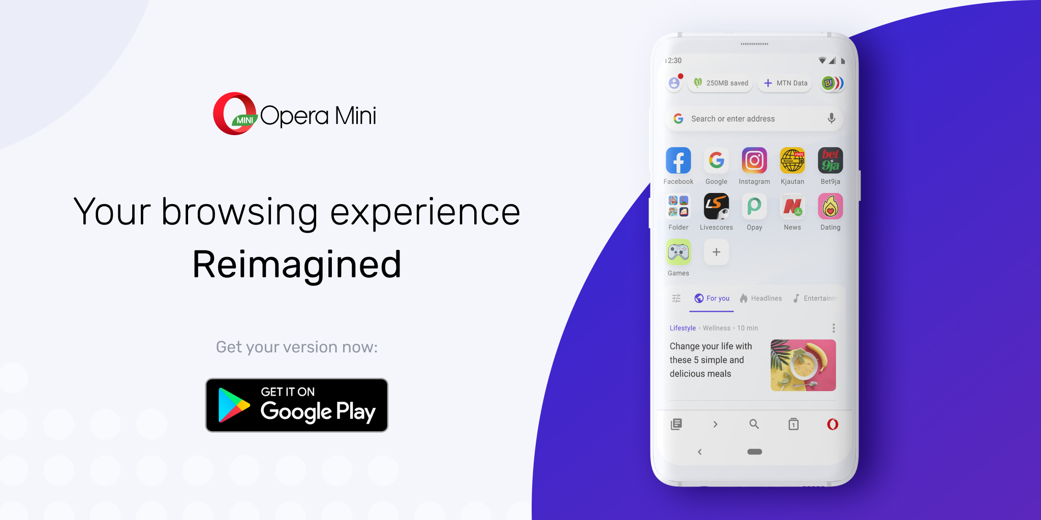 Opera Mini 50 gets major update and fully revamped design