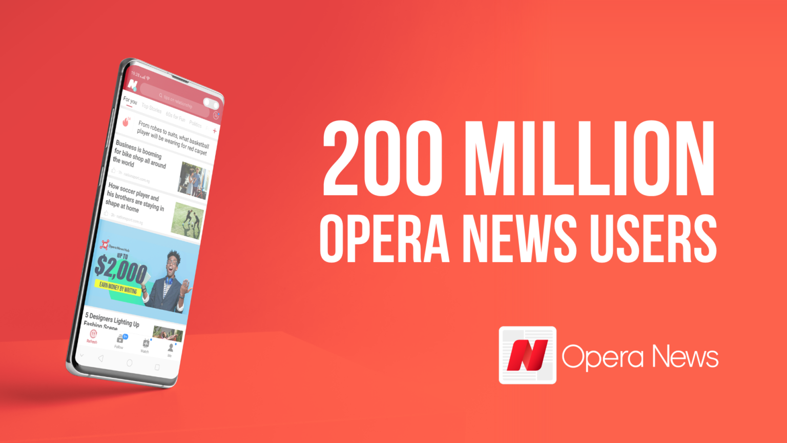 Opera News sets a new record with 200 million users