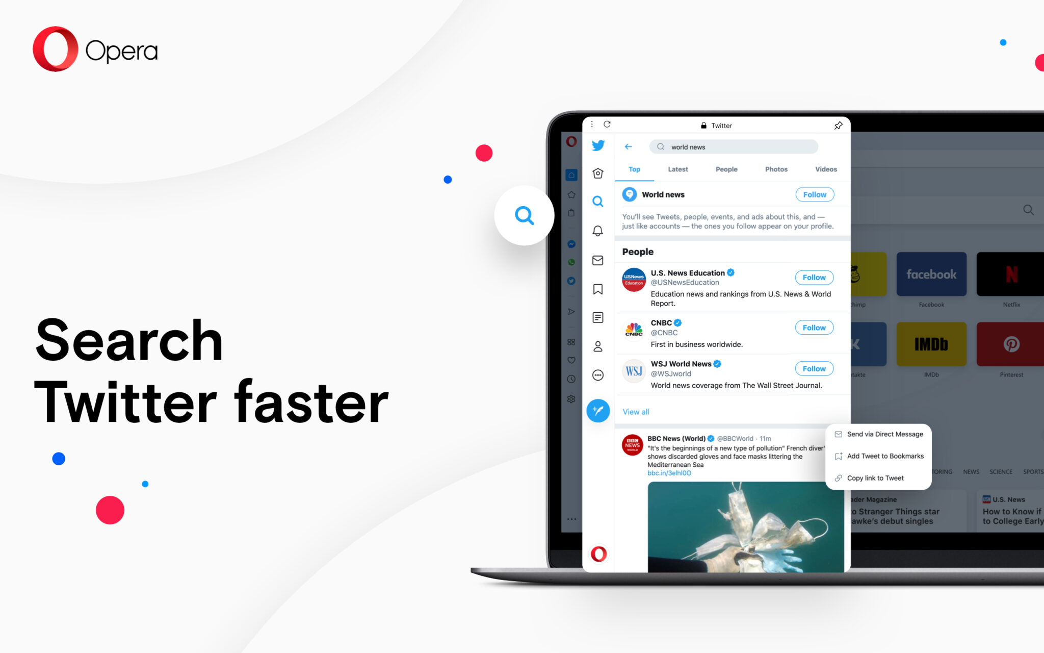 Opera adds built-in Twitter to its desktop browser - Opera Newsroom