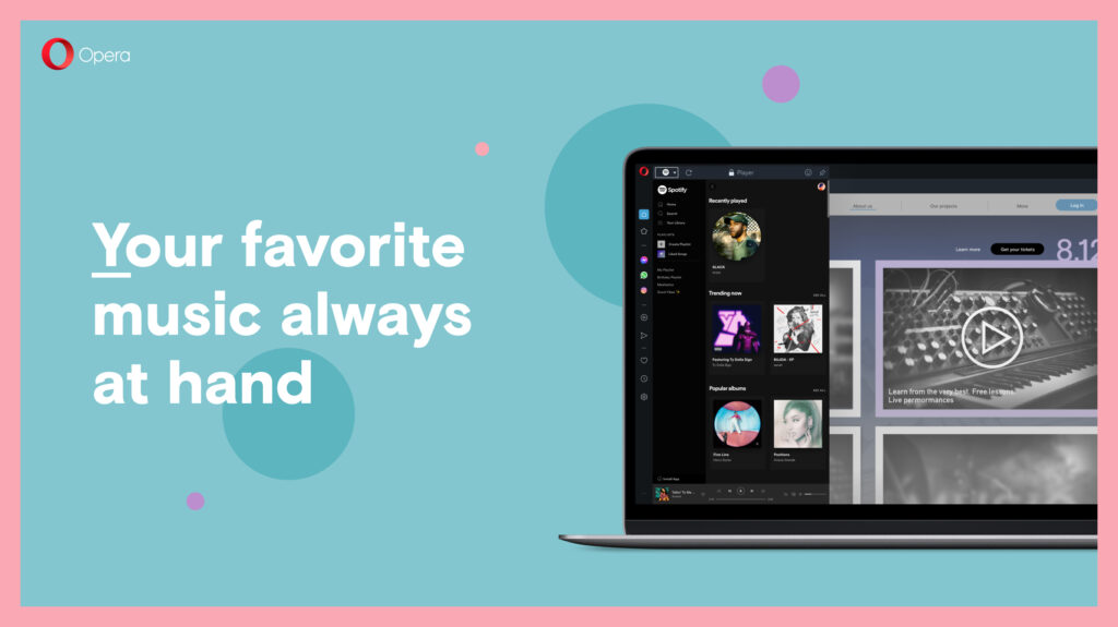 Opera adds instant access to Spotify, Apple Music and YouTube Music in ...