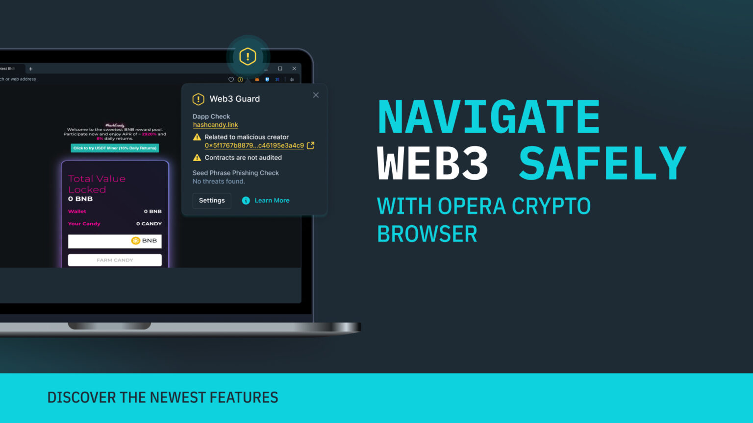 Opera launches “Web3 Guard” to make web browsing safer for crypto users ...