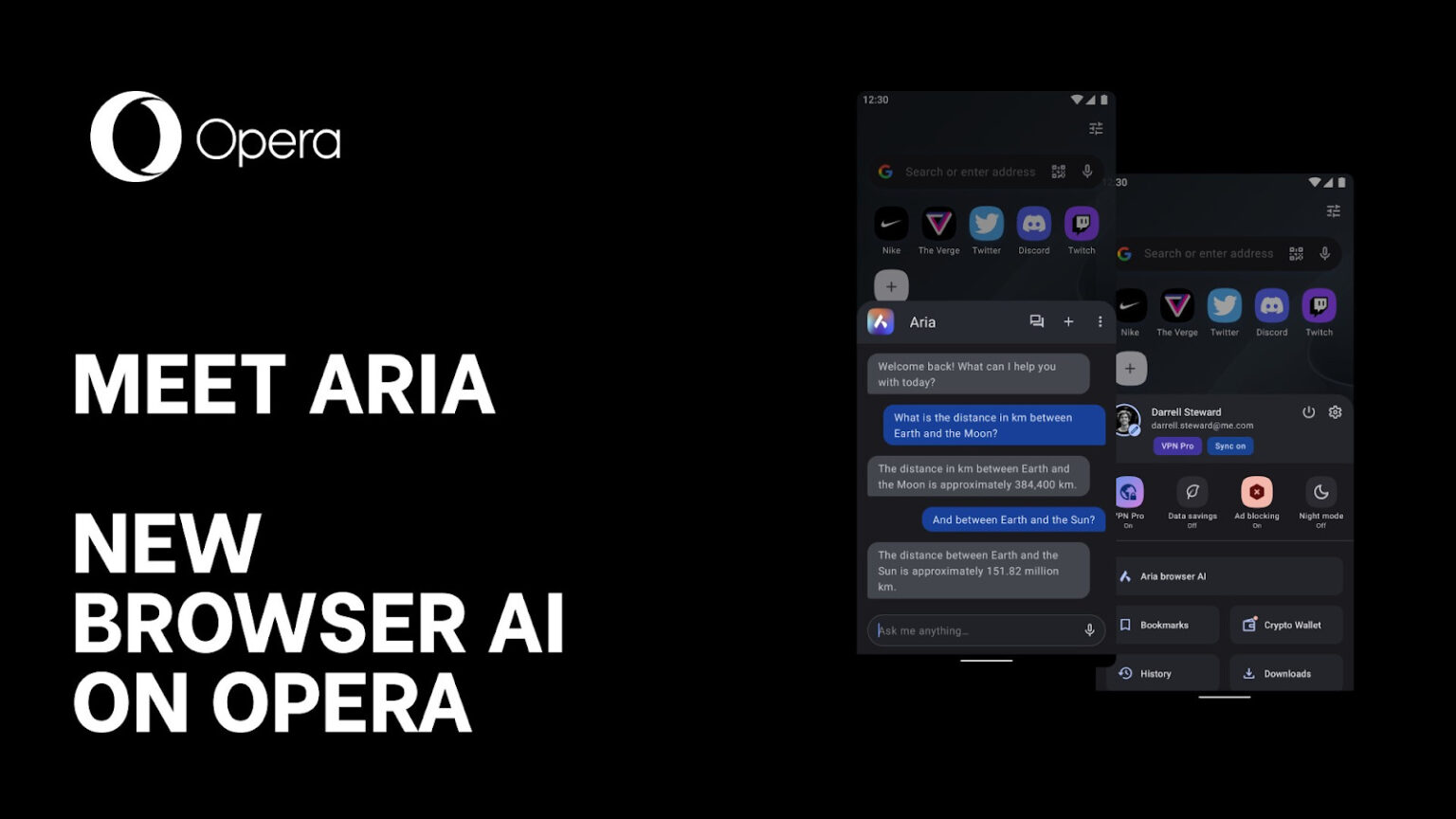 Opera’s new native browser AI, Aria, now available for all Android ...