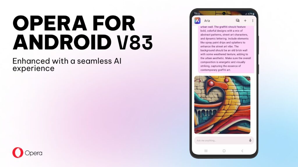 Opera brings image generation and AI-powered news roundups to Android ...
