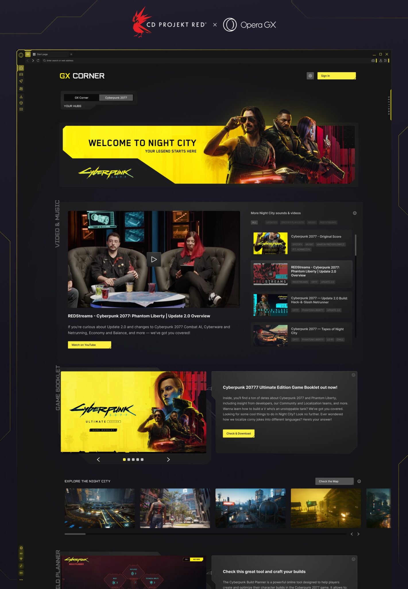 Opera GX unveils Cyberpunk 2077 hub – bringing the game's entire ...