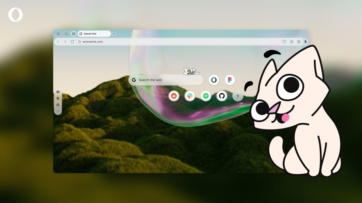 Opera Air is now home to a friendly stray cat - Opera Newsroom